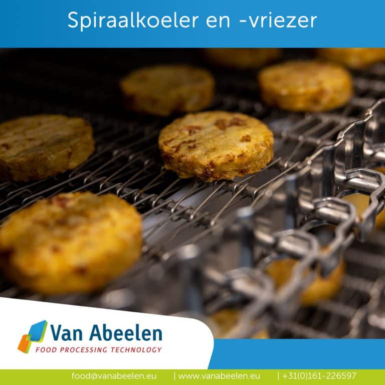 Spiral cooler and freezer | Van Abeelen Food Processing Technology - Van Abeelen